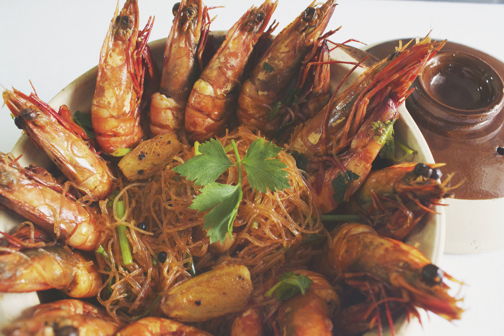 Goong Ob Woon Sen (กุ้งอบวุ้นเส้น) – AMCARMEN'S KITCHEN
