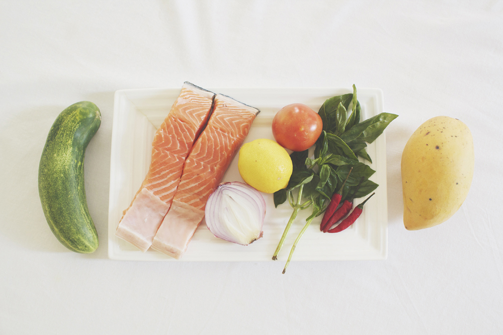 Crispy Skinned Salmon with Mango Salsa – AMCARMEN'S KITCHEN