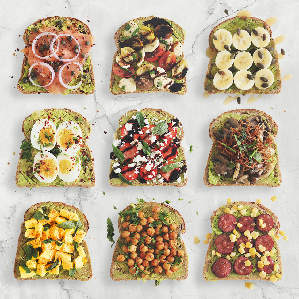 Smashed Avo Toast (9 ways) – AMCARMEN'S KITCHEN