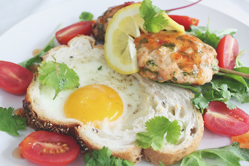 Salmon Fish Cakes with Oven-baked Eggs – AMCARMEN'S KITCHEN