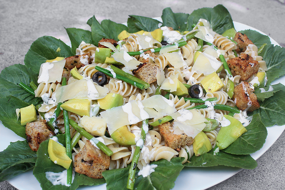 Garlic Bread Pasta Salad – AMCARMEN'S KITCHEN