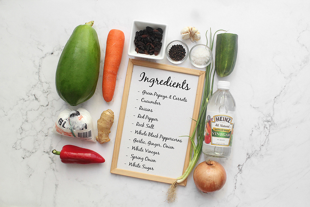 Atchara (Pickled Green Papaya) – AMCARMEN'S KITCHEN