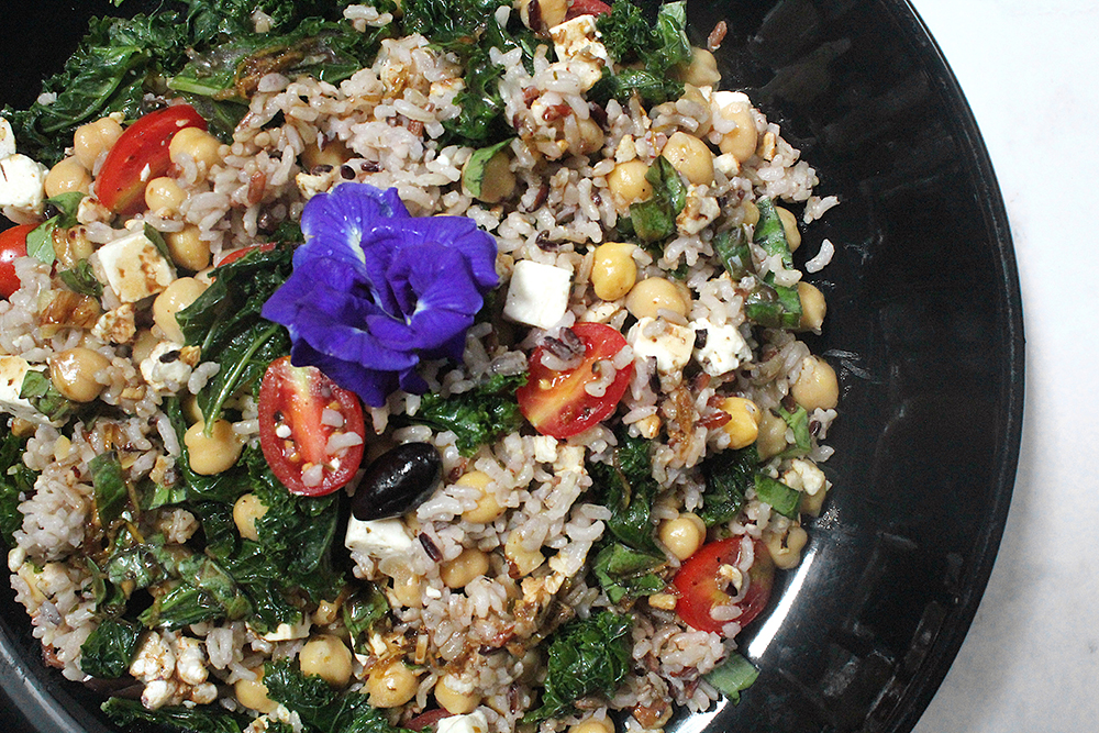 Mediterranean Multi-grain Rice & Chickpea Salad – AMCARMEN'S KITCHEN
